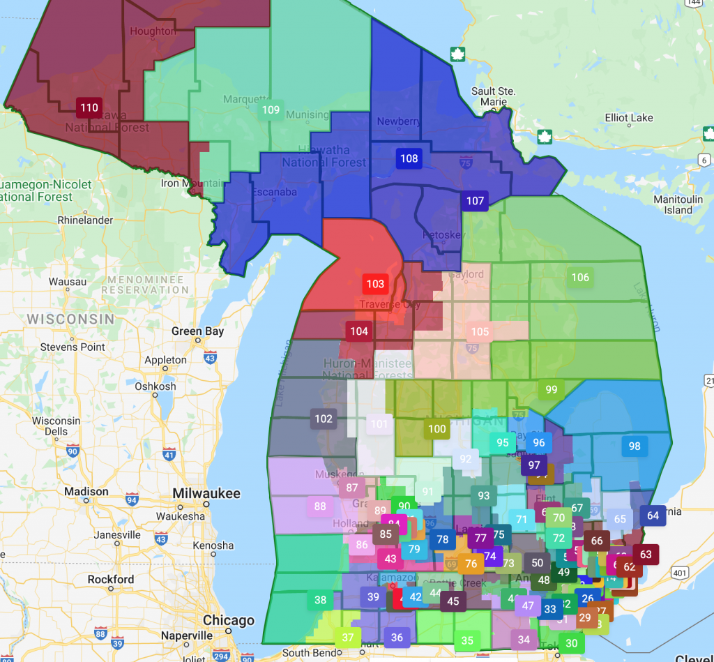 Michigan House Map 2022 - Hickory Map - Is Anyone Left?